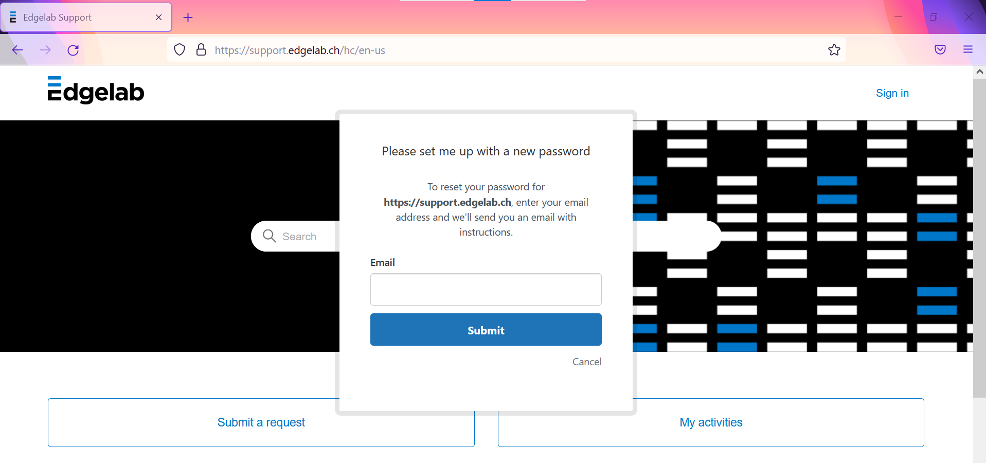 How to sign-in for the first time – Edgelab Support